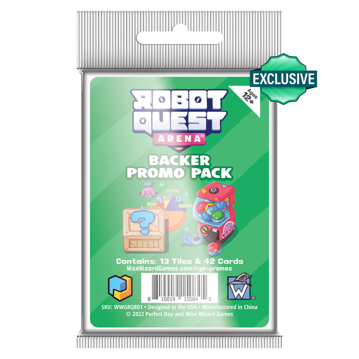 Robot Quest Arena Backer Promo Pack – Wise Wizard Games